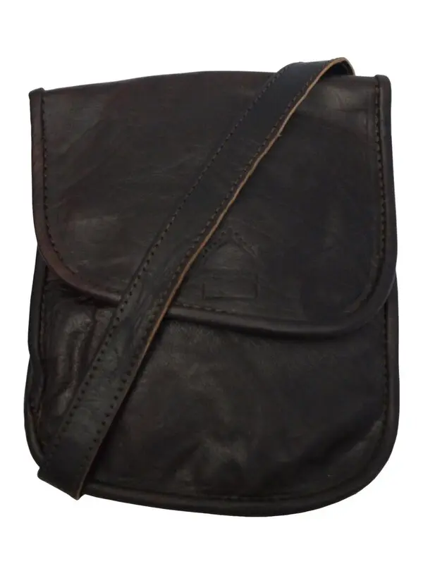 BERBER LEATHER The Kenitra Travel Pouch In Dark - Brown