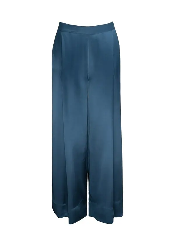 SASHA LA MER Patricia Pants, Color Deep Sea - Blue