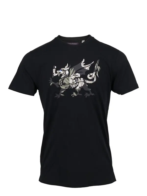 LORDS OF HARLECH Rob Dragon Tee - Black