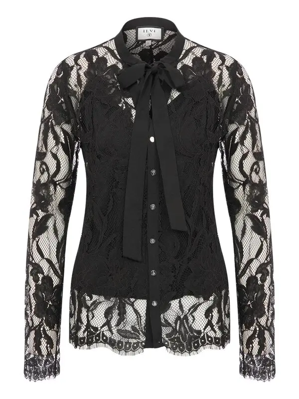 ILVI Narciso Lace Shirt - Black