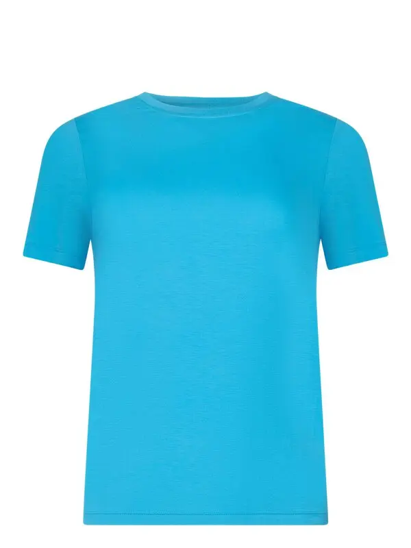HELENE GALWAS Franca Basic T-shirt - Blue