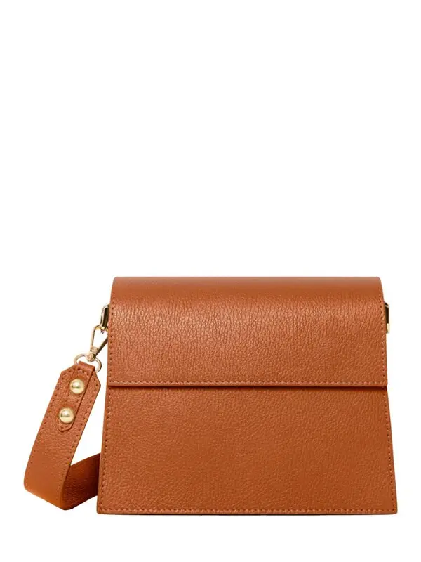 BETSY & FLOSS Alba Handbag In Tan - Brown