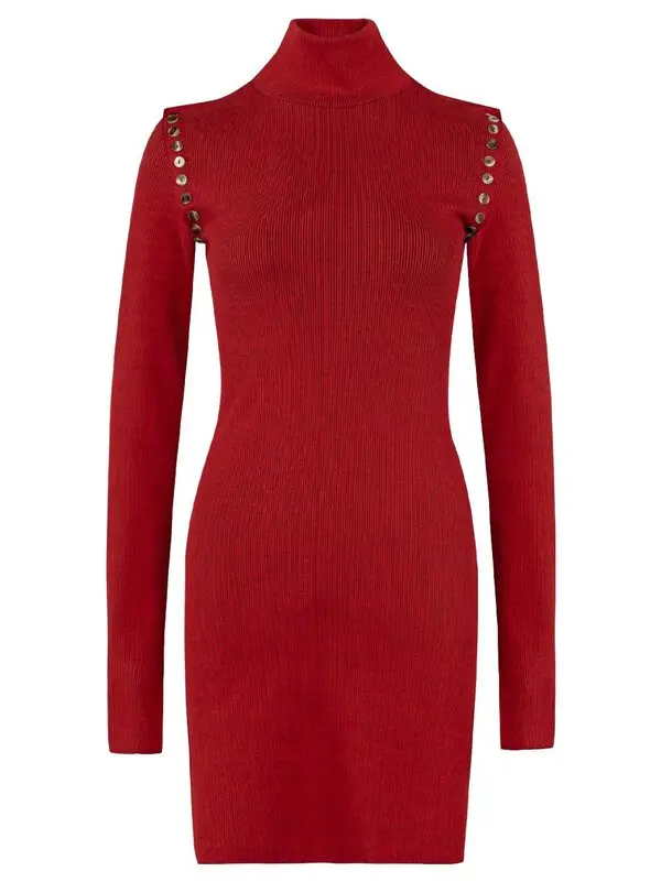 PCFG Your Itch Two Tones Rib Long Sleeve - Red