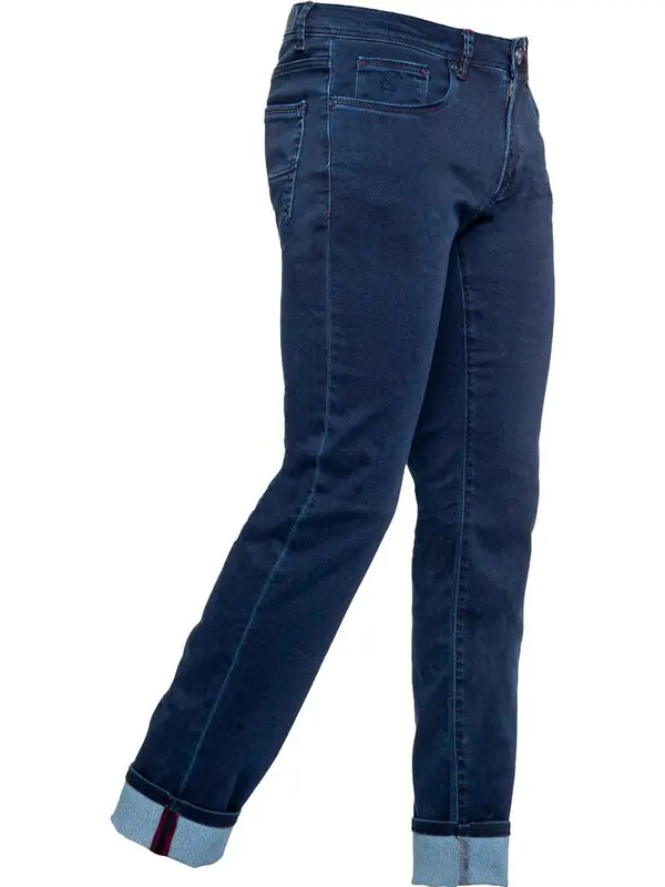 EIGHT X Super Stretch Slim Fit Jeans Vtwo Navy - Blue
