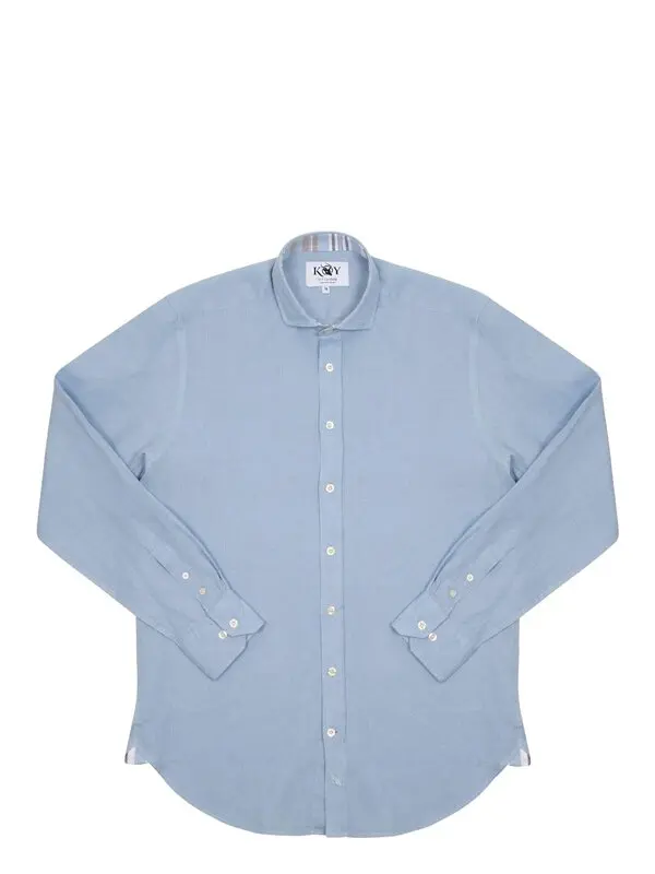 KOY CLOTHING Ocean Linen Shirt - Blue