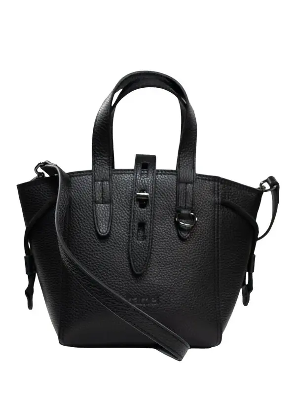 HAMEL ATELIER Spiga Leather Tote Bag - Black