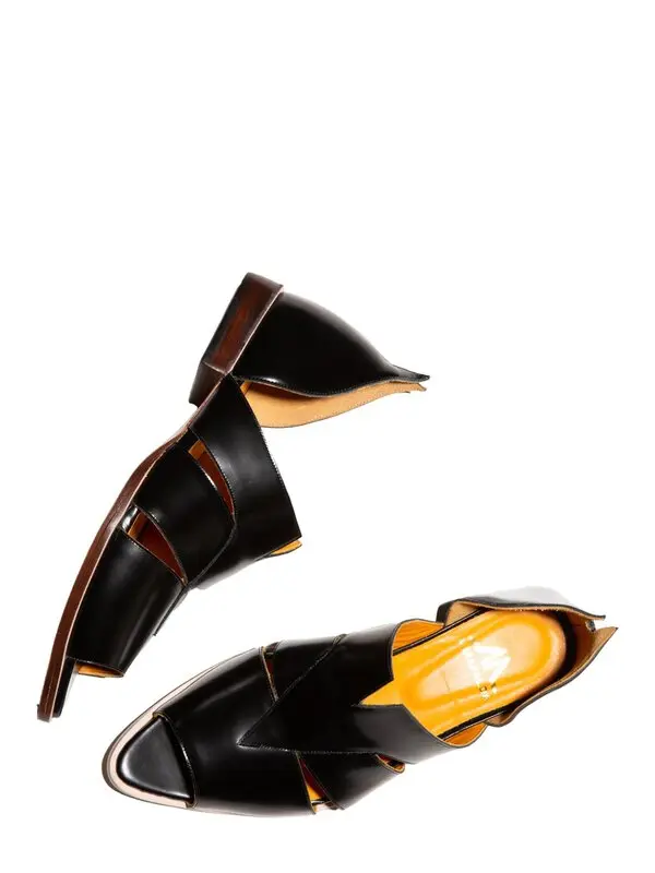 MAFALDA Agatha Sandals - Black