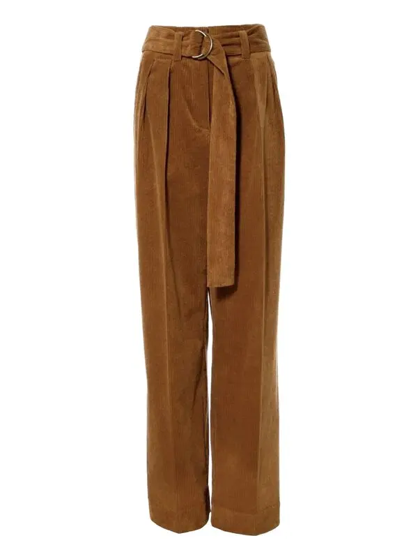 AGGI BY HALEWSKI Janice Toffee Trousers - Brown