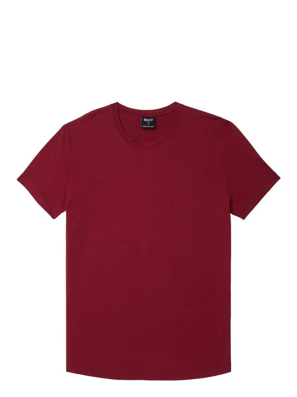 BDXY STUDIO The Actor T-shirt Burgundy - Red