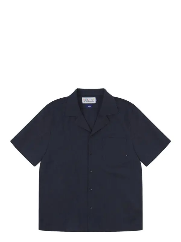 USKEES Cuban Shirt Atlantic - Blue