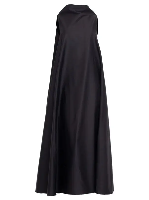 BIANCA POPP Bell Dress Long In Cotton - Black