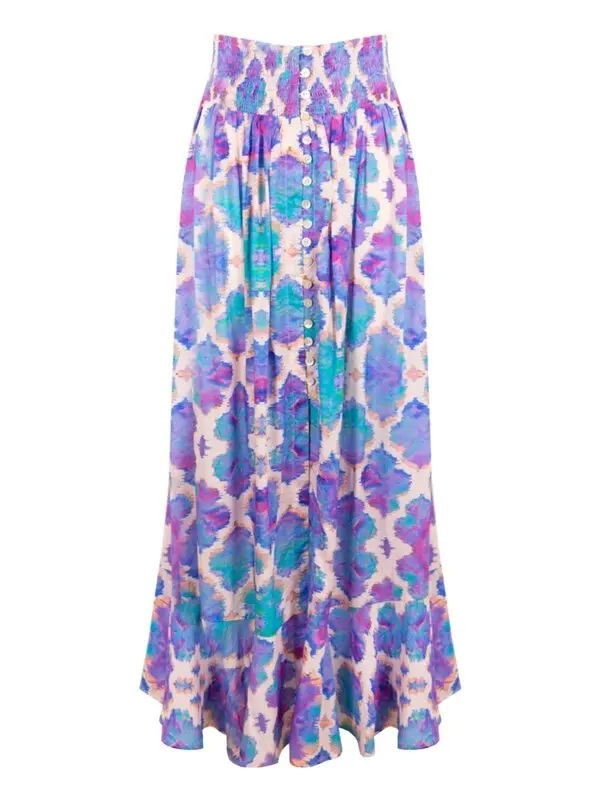 SOPHIA ALEXIA Orchid Paradise Fiji Skirt - Purple