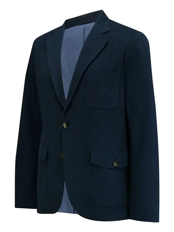 GUARDS LONDON Ballard Cotton Blazer Navy - Blue