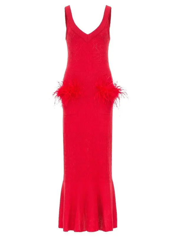 ANDREEVA Knit Dress - Red