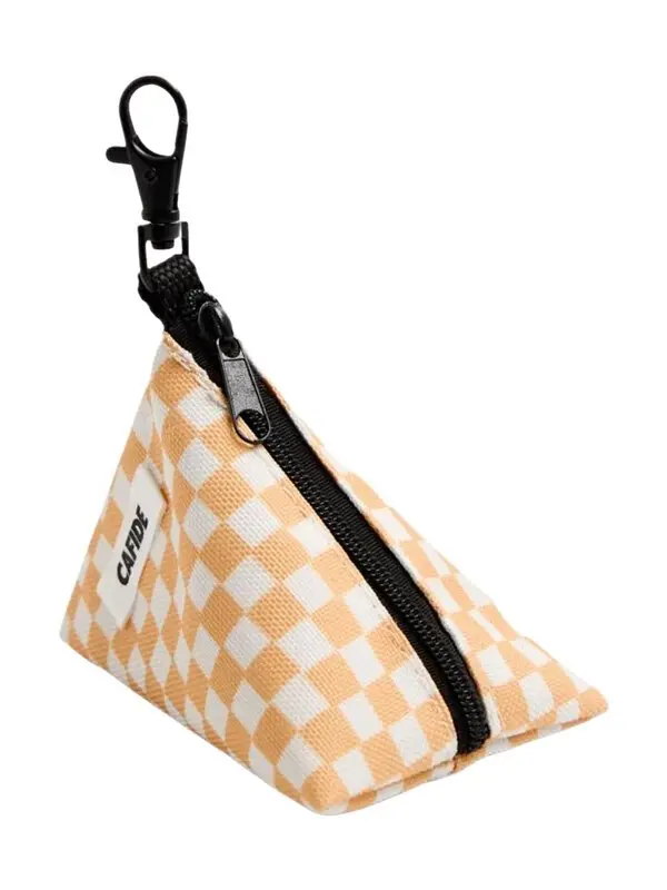 CAFIDE Poop Bag Carrier Recycled Pet Peach Design, Juno - Orange