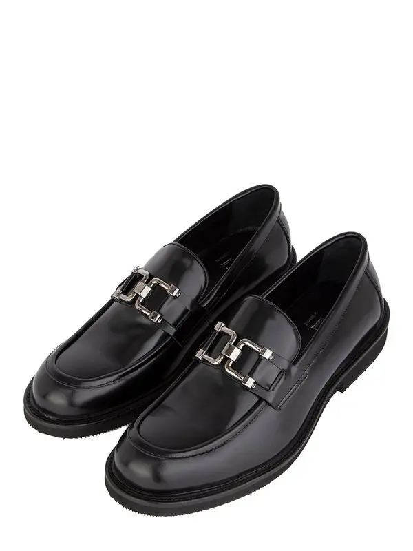 ILVI Borska Florentic Leather Daily Shoe - Black