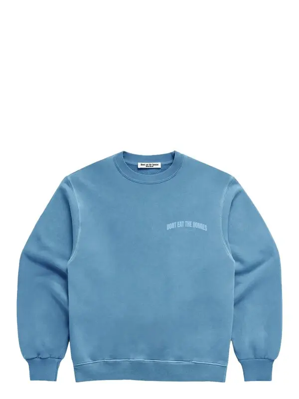 DONT EAT THE HOMIES Arch Crewneck - Blue