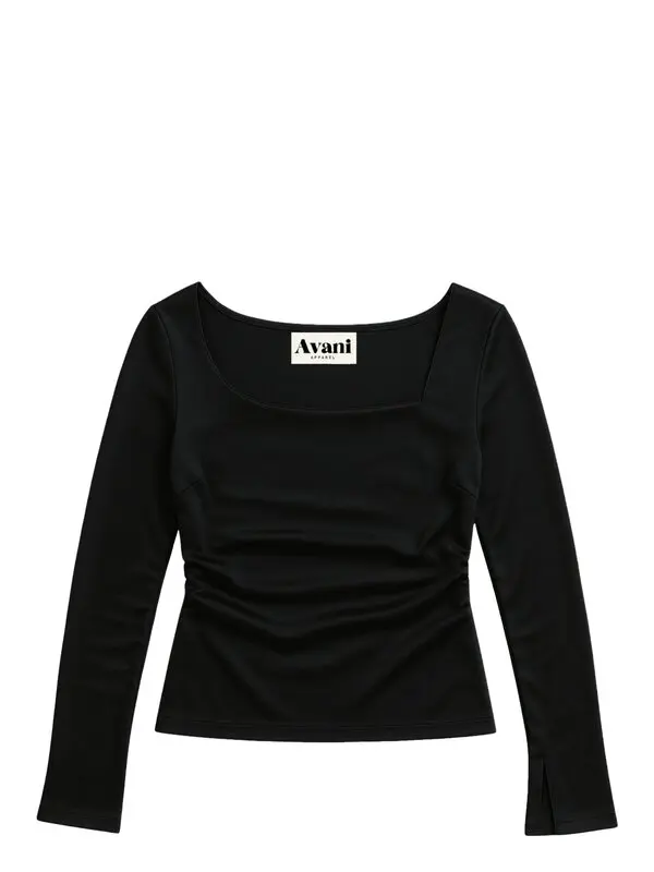 AVANI APPAREL Azalée Top - Black