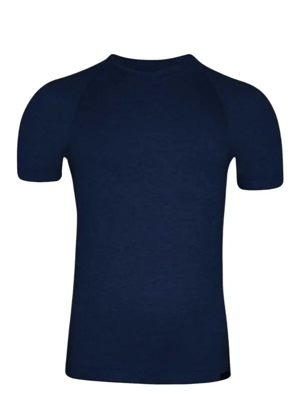 ZD ZERO DEFECTS Round Neck T-shirt Premium Comfort Egyptian Cotton Color Navy - Blue