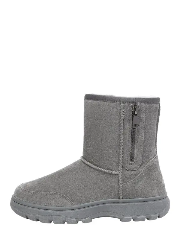 EVERAU AUSTRALIA Starling Zipper Short Boots - Grey