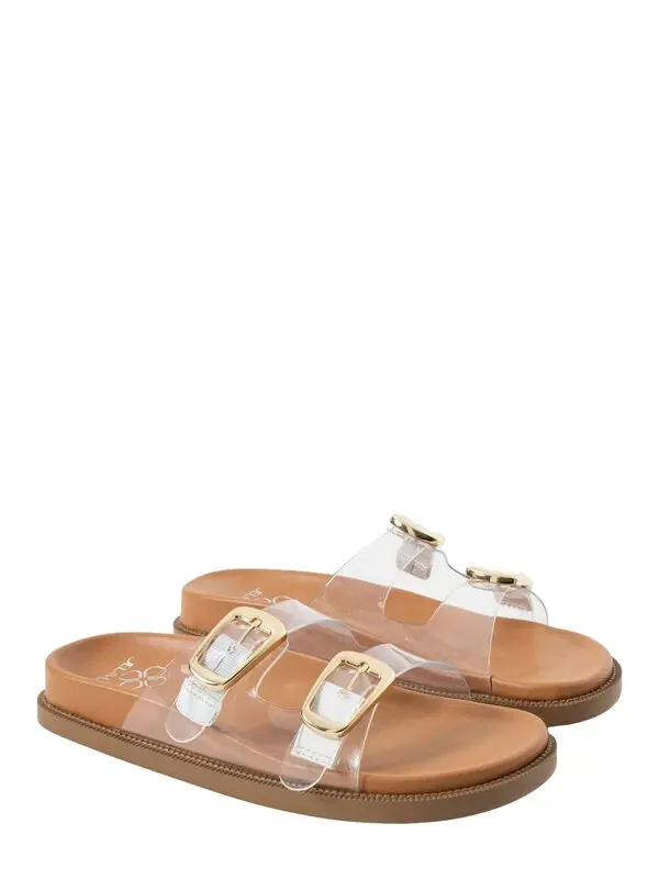 JELAVU Neutrals Barbie Clear Sandals - Black