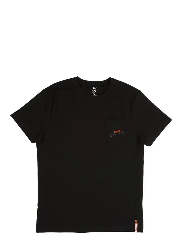 EIGHT X Access Only Graphic T-shirt - Black