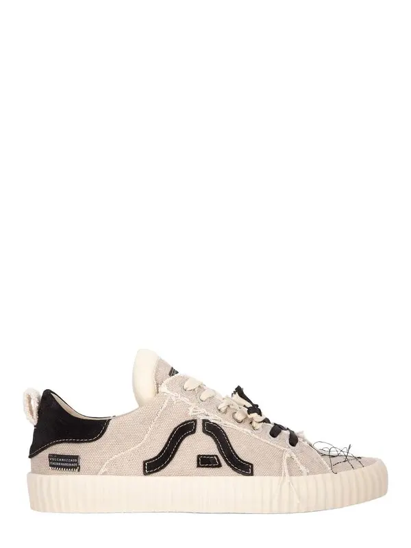 SPRINGA | UNIQUE VULCANIZED SNEAKERS ITALIAN HANDMADE Neutrals Wavy Olona Sneakers - Beige
