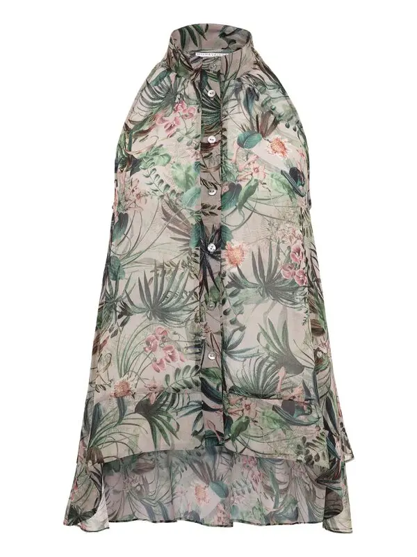 MISHA VAIDYA Kaia Top Print - Orange