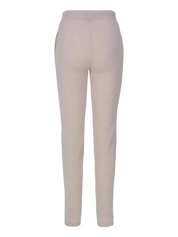 TIRILLM Alma Cashmere Jogging Pant, Beige Melange - Brown