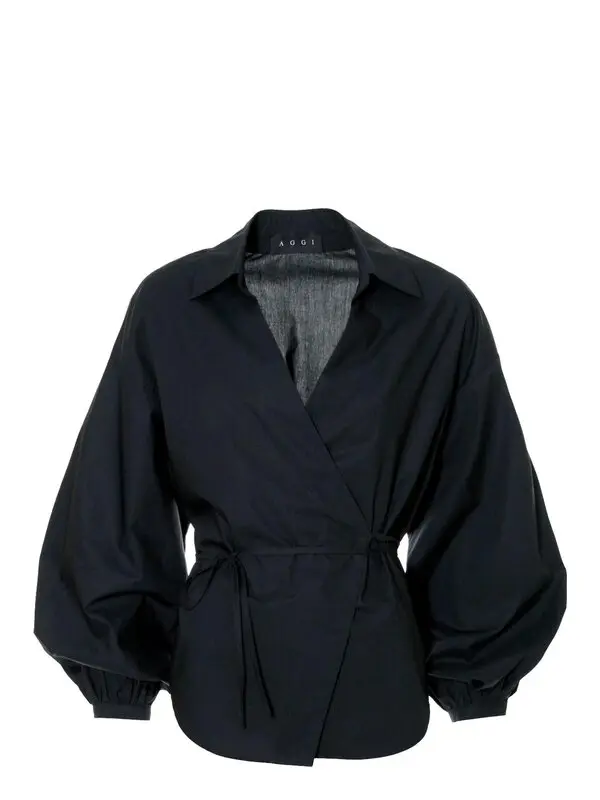 AGGI BY HALEWSKI Laynie Shirt - Black