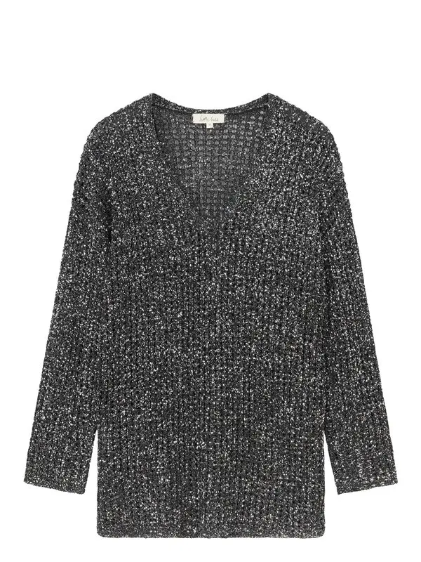LITTLE LIES Dazed & Confused Sequin Knit - Silver