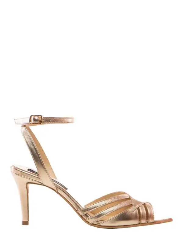 THE 5TH ELEMENT Amina Light Leather Sandals - Gold