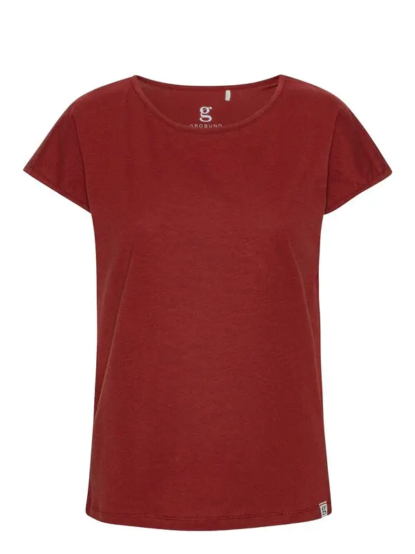 GROBUND Anna T-shirt The One In Wine - Red