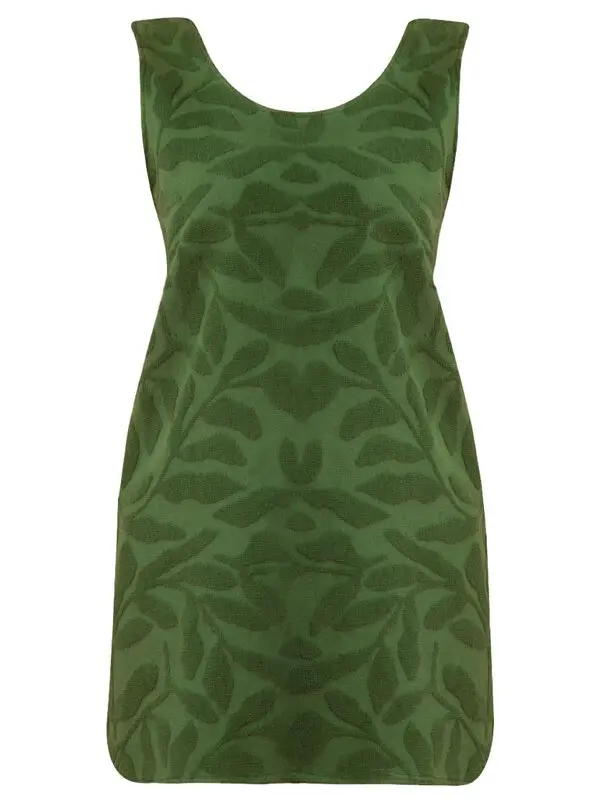 NUR KARAATA Estelle Beach Dress - Green
