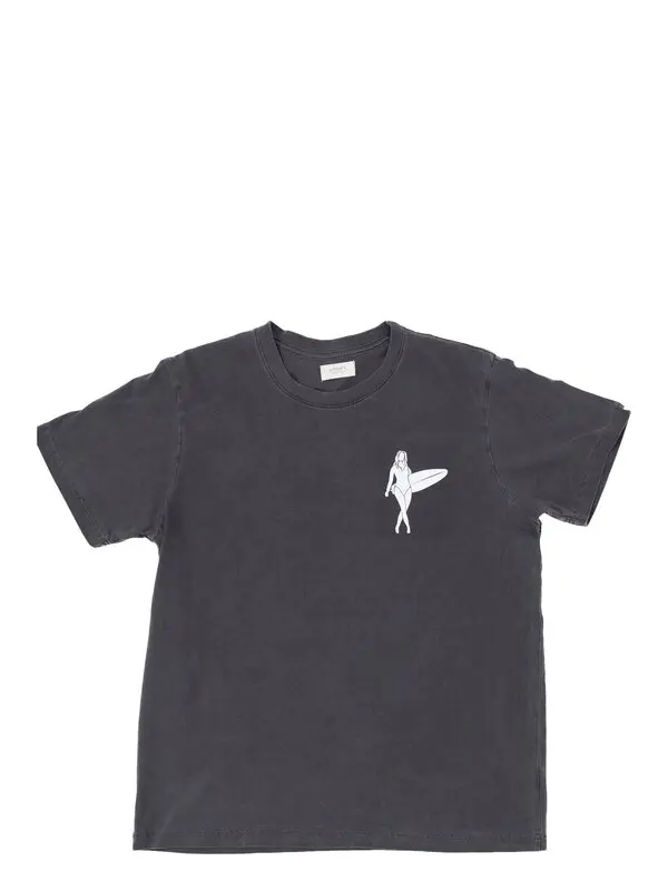 ARIKO Surf Gal Graphic T-shirt - Grey