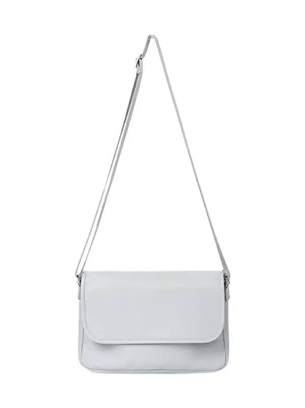 HAH ARCHIVE Flap Crossbody Bag - Silver
