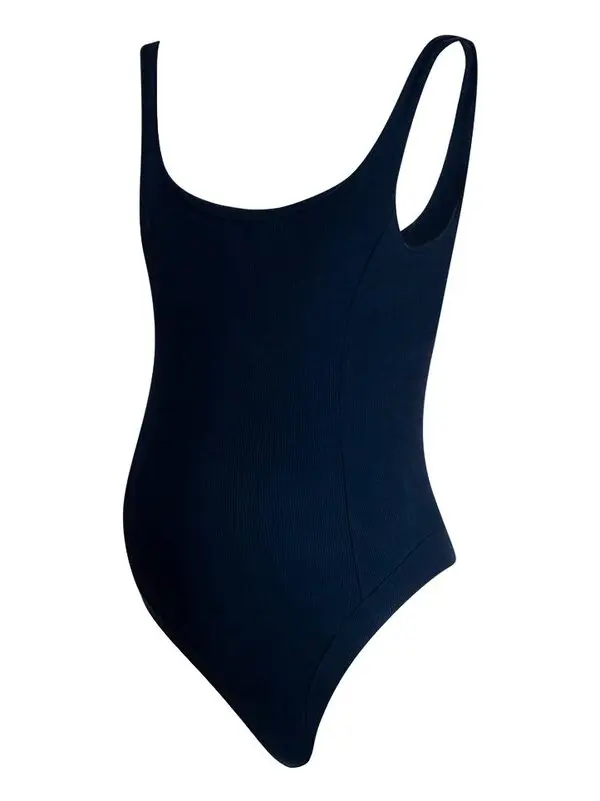 THE KOOZY Maternity Chani Bodysuit In Ocean - Blue
