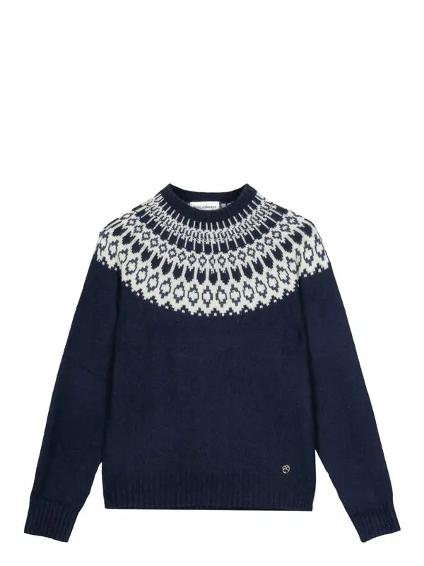 BEL CASHMERE Martina Cashmere Sweater - Blue