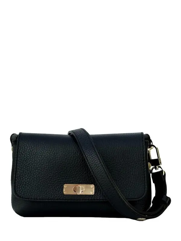 APATCHY LONDON The Maisie Mini Leather Bag - Black