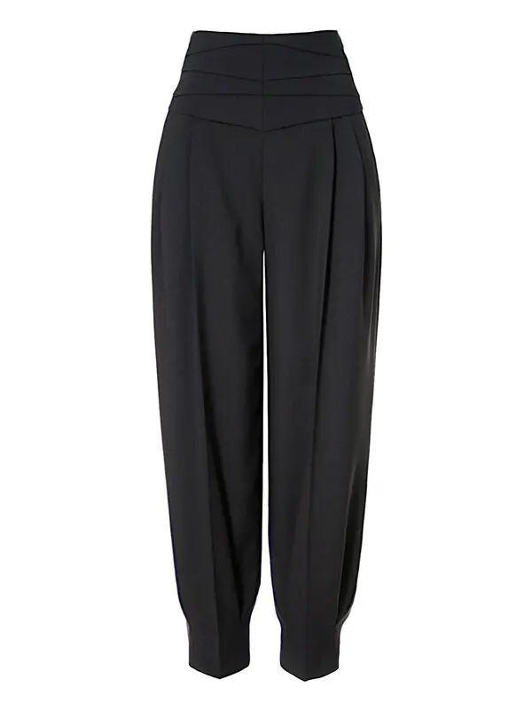 AGGI BY HALEWSKI Bianca Neutral Trousers - Black