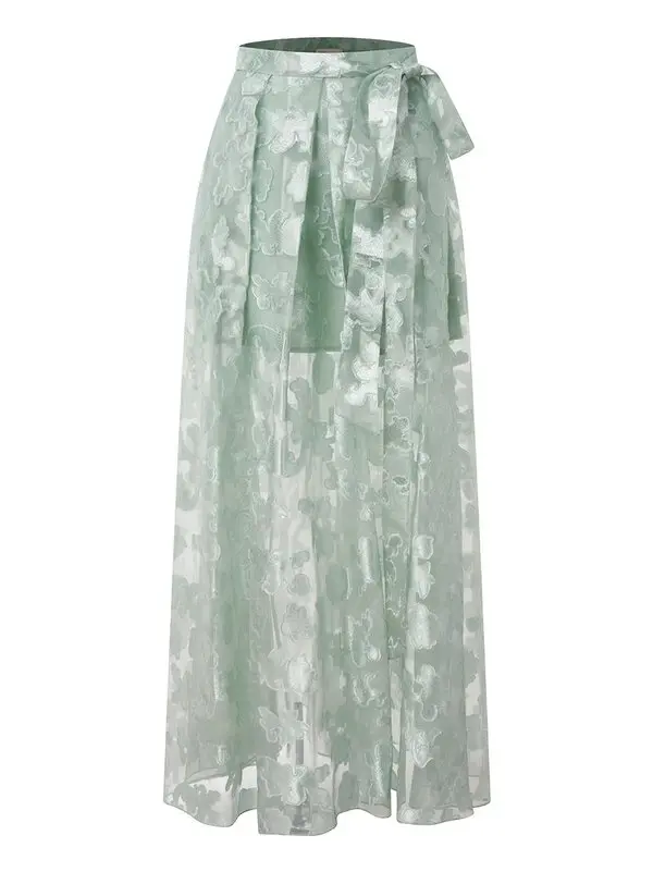 EMMA WALLACE Ying Skirt -icy - Blue