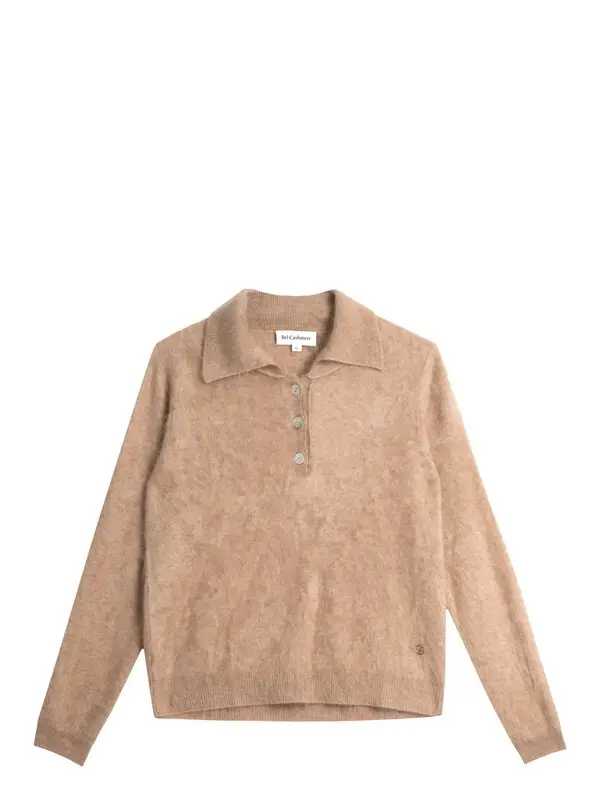 BEL CASHMERE Chloe Cashmere Sweater Beige - Brown