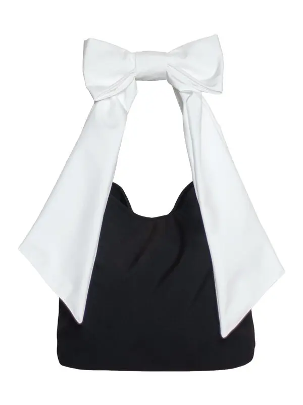RAINSISTERS Moonlight Bow Tote Bag - Black