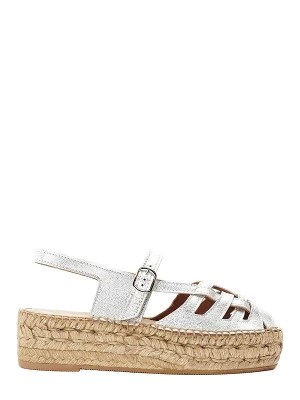 NAGUISA Espadrilles Thalis - Silver