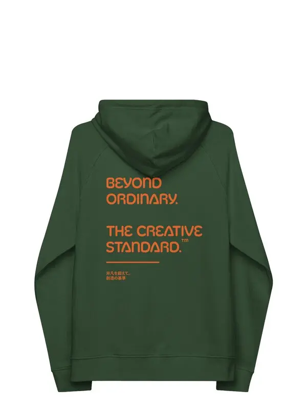 ANCHOR & CREW Bottle Beyond Ordinary Creative Standard Organic Cotton Hoodie - Green