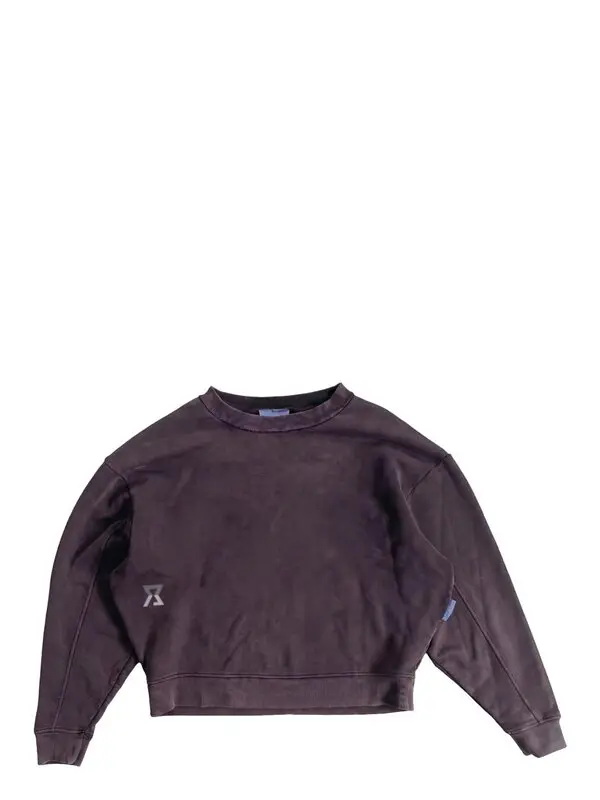 ACHILLES AND THE TORTOISE Logo Crewneck - Black