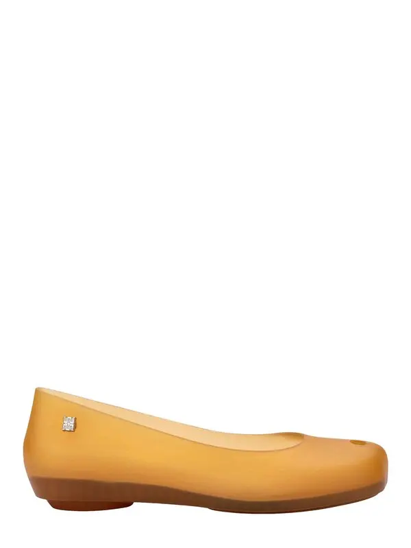 Melissa Nova Ultragirl Ballet Flats Transparent Caramel - Brown