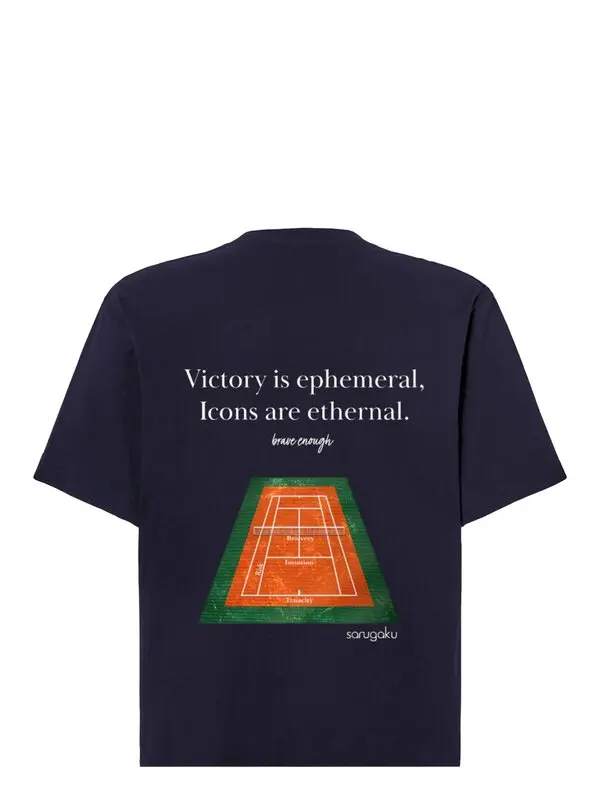COOPER RACQUETS Tennis T-shirt Sarugaku Navy - Blue