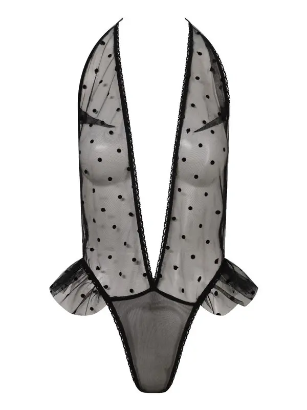 BELLE ET BON BON Polka-dot Body - Black