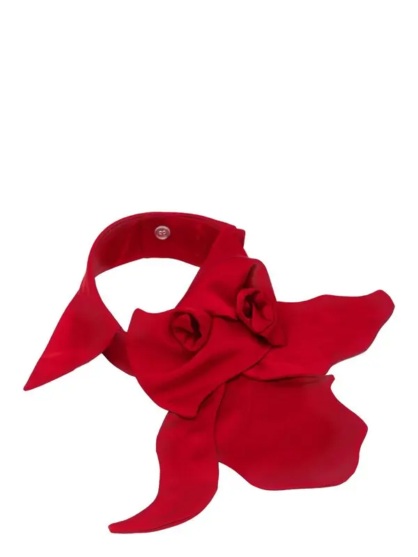 JULIA ALLERT Evening Neckwear Collar - Red